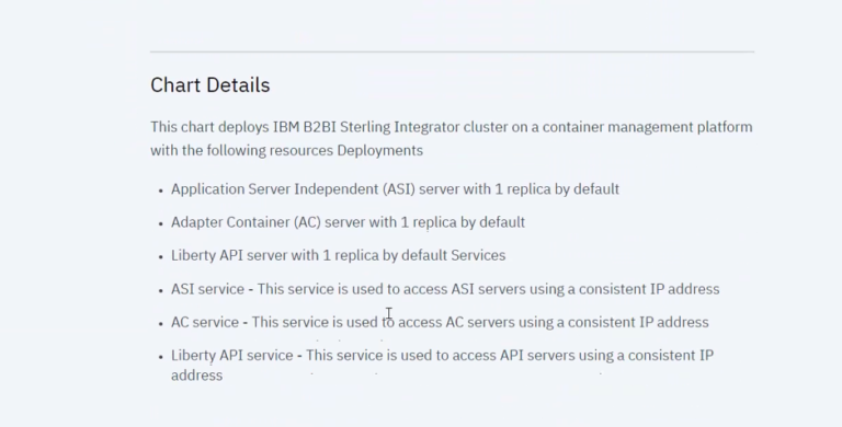 Deploying IBM Sterling B2B Integrator On Openshift Container